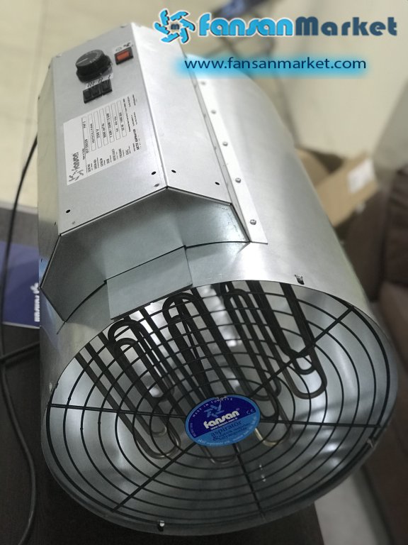 Fanlı Isıtıcı-Sera Isıtıcısı-Kanal Tipi Rezistanslı Isıtıcı-3 kw ...